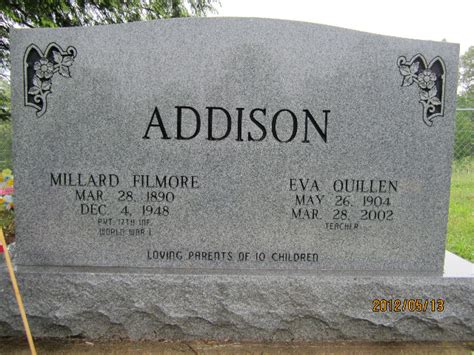 Millard Filmore Addison Find A Grave Memorial