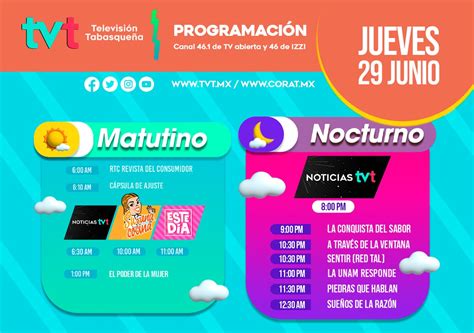 Televisi N Tabasque A On Twitter No Te Pierdas La Programaci N
