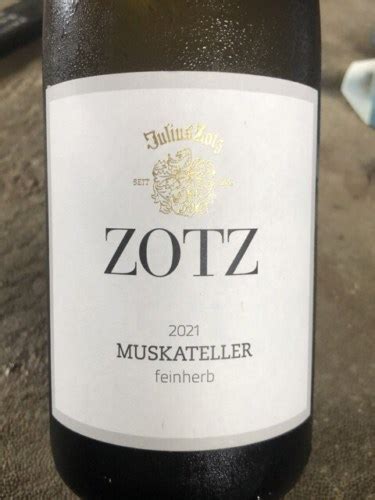 Julius Zotz Muskateller Feinherb Vivino Australia