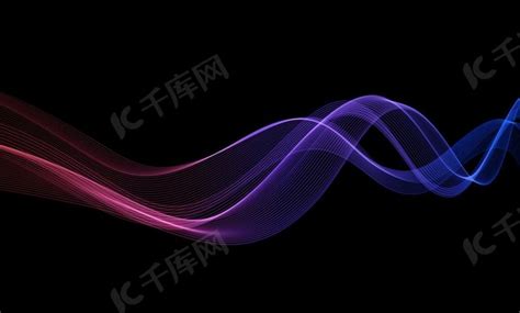 矢量抽象光谱曲线背景背景图片免费下载 海报banner 高清大图 千库网 图片编号6279513