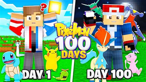 I Spent Days In Minecraft Pixelmon Pokemon Minecraft Mod Youtube