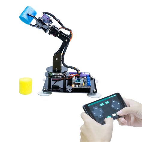Adeept 5 DOF STEAM DIY Robot Arm Kit de brazo robótico para UNO R3 con
