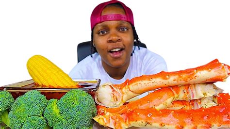 KING CRAB LEGS SEAFOOD BOIL MUKBANG 먹방 EATING SHOW YouTube