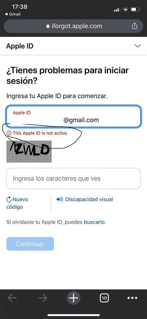Ayuda Error Este Apple ID No Esta Ac Comunidad De Apple