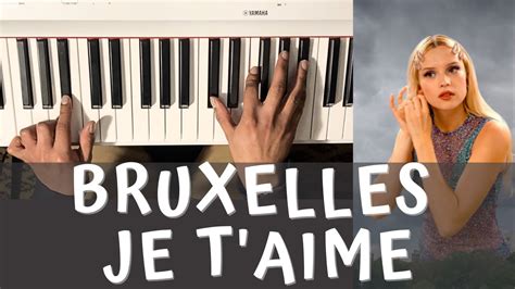 COMMENT JOUER BRUXELLES JE T AIME ANGÈLE Piano tutorial YouTube
