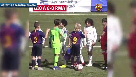 Le FC Barcelone humilie le Real Madrid 6 0 en U10 Vidéo Dailymotion