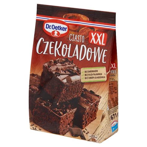 Dr Oetker Ciasto Czekoladowe XXL 671 G 1 Szt Dr Oetker