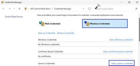 Fix Credential Manager Not Working In Windows 11