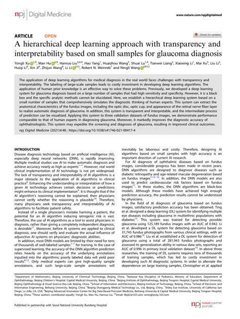 pdf a hierarchical deep learning approach with transparency and interpretability based on