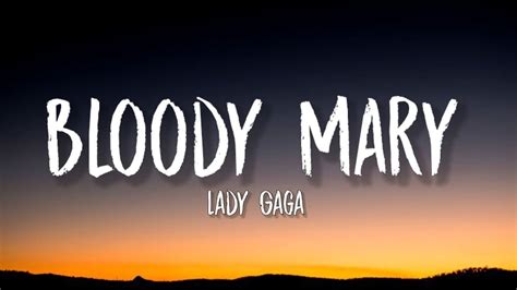 Lady Gaga Bloody Mary Sped Up Tiktok Remix Lyrics I Ll Dance