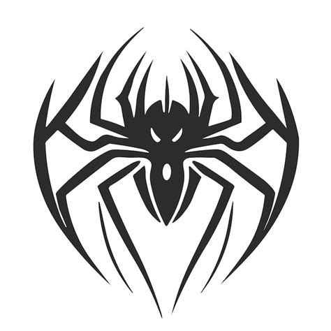 Black And White Spiderman Logo