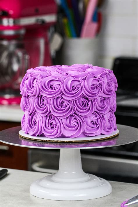 How To Make A Rosette Cake Easy Recipe Step By Step Tutorial