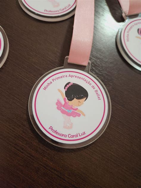 Medalhas De Acrílico Personalizadas 10 Unidades Elo7