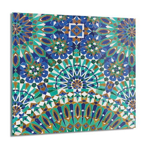 ArtprintCave Mozaika maroko wzór foto na szkle na ścianę 60x60 cm