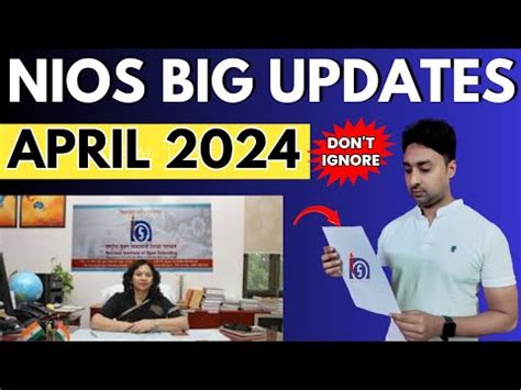 NIOS Big Latest Updates April Exam 2024 How To Pass NIOS Exam PSC