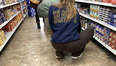 Beautiful College Freshman Chick VTL And Wedgie Bending Over