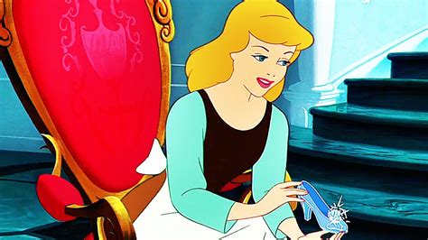 Cinderella Clip Cinderella Tries On The Glass Slipper Disney