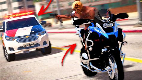 GTA 5 MODS MANDRAKE DANDO FUGA DE BMW R1200 GTA V YouTube