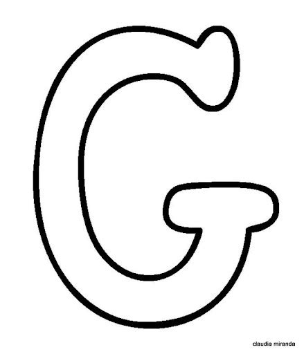 Letras para imprimir tamaño a4 Imagui