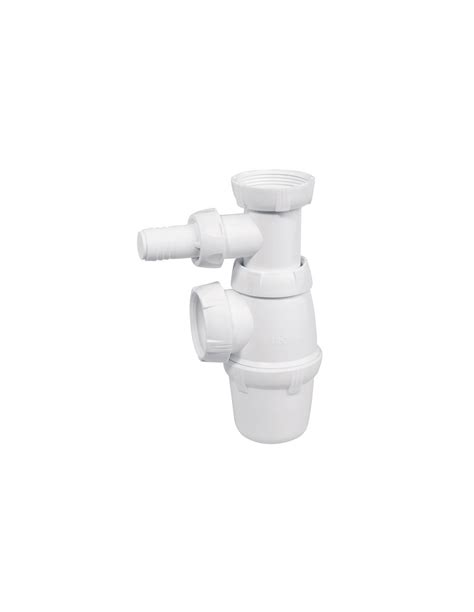 WIRQUIN SP3223 Siphon d évier réglable avec prise à machine à laver