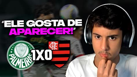 REACT DO RENATINHO PALMEIRAS 1 X 0 FLAMENGO MELHORES MOMENTOS OITAVAS
