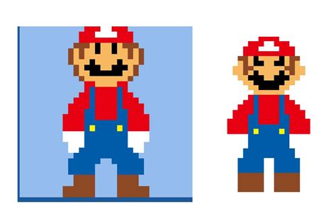 Mario Pixel Art Pussel Online