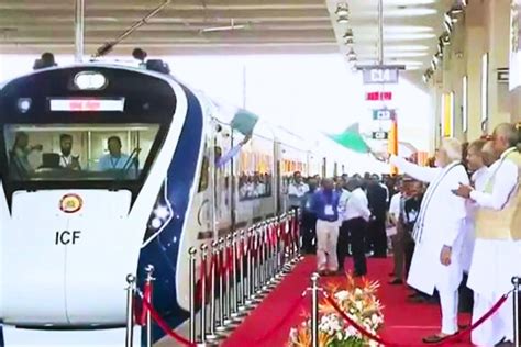 PM Narendra Modi Launches New Vande Bharat Express From Secunderabad To