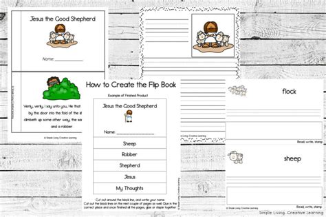 Jesus The Good Shepherd Printables Simple Living Creative Learning