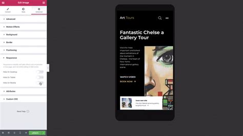 Responsive Editing For Mobile And Tablets Elementor