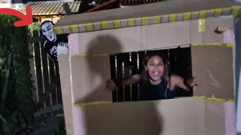 Passei A Noite Na Casinha De Papel O E O Zap Invadiu Nossa Casa Youtube