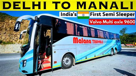 Delhi To Manali Best Volvo Bus Delhi To Manali Bus Service Delhi To