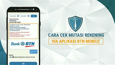 4 Cara Cek Mutasi Rekening Di Mobile Banking BTN BTN Mobile