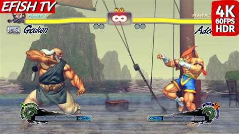 Sheng Long Is Back Gouken Vs Adon Hardest AI Ultra Street Fighter