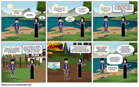 Ética ambiental Storyboard by 4c16a0bb