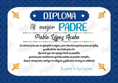 Actualizar Imagen Diploma Al Mejor Padre Abzlocal Mx
