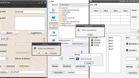 java look and feel and temas youtube