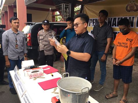 Polresta Tanjungpinang Musnahkan Narkotika Jenis Sabu Lintas Kepri