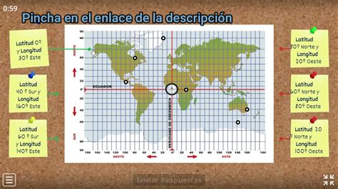 Juego coordenadas geográficas YouTube