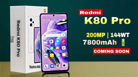 Redmi K80 Pro 5G First Look 7800mAh Battery 200MP Camera Full