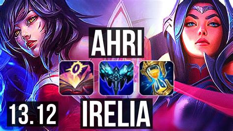 Ahri Vs Irelia Mid Quadra Games M Mastery