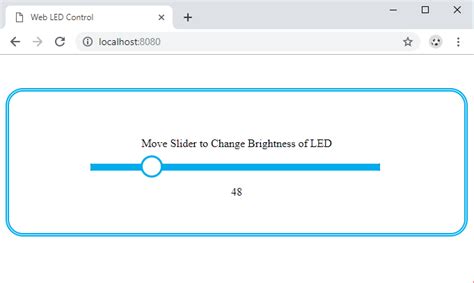 arduino node js tutorial controlling brightness of led through web interface