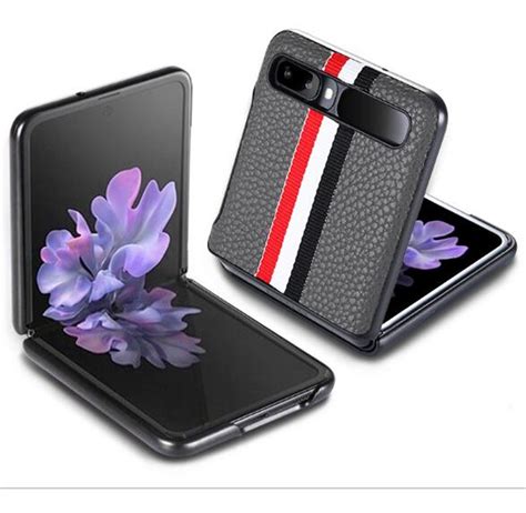 Capa De Couro Pu Para Samsung Galaxy Z Flip Mercado Livre