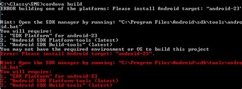 android error while doing cordova build stack overflow
