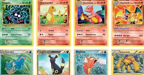 Printable Pokemon Trading Cards