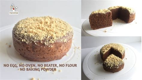 EGGLESS CHOCOLATE CAKE SUJI RAVA CAKE RECIPE NO EGG NO FLOUR NO OVEN