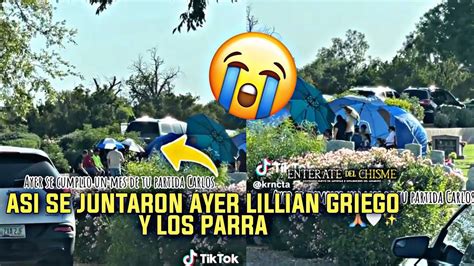 LILLIAN GRIEGO Y LOS PARRAS AYER ASI ESTUBIERON CON CARLOS PARRA A 1