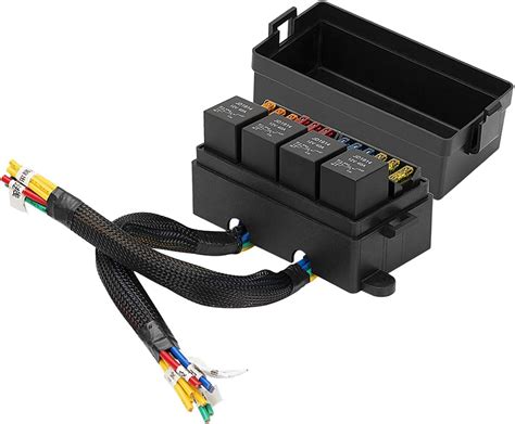 Amazon Ronyme 12 Way Fuse Relay Box Block Holder Relay 12V