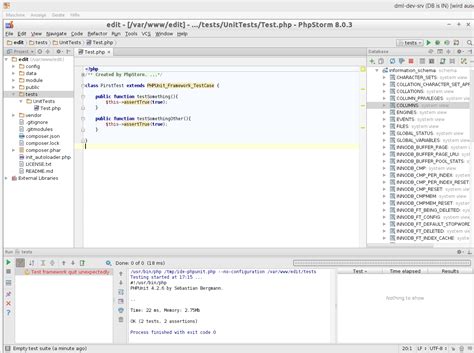 Test Framework Quit Unexpectedly IDEs Support IntelliJ Platform
