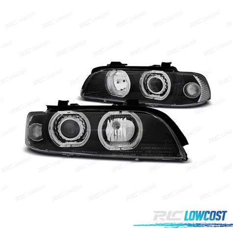 Phares Pour Bmw E Angel Eyes Led Fond Noir