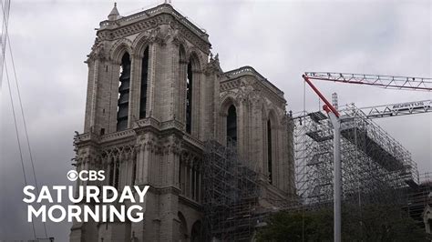 A Look Inside The Restoration Of Paris Notre Dame Cathedral Youtube